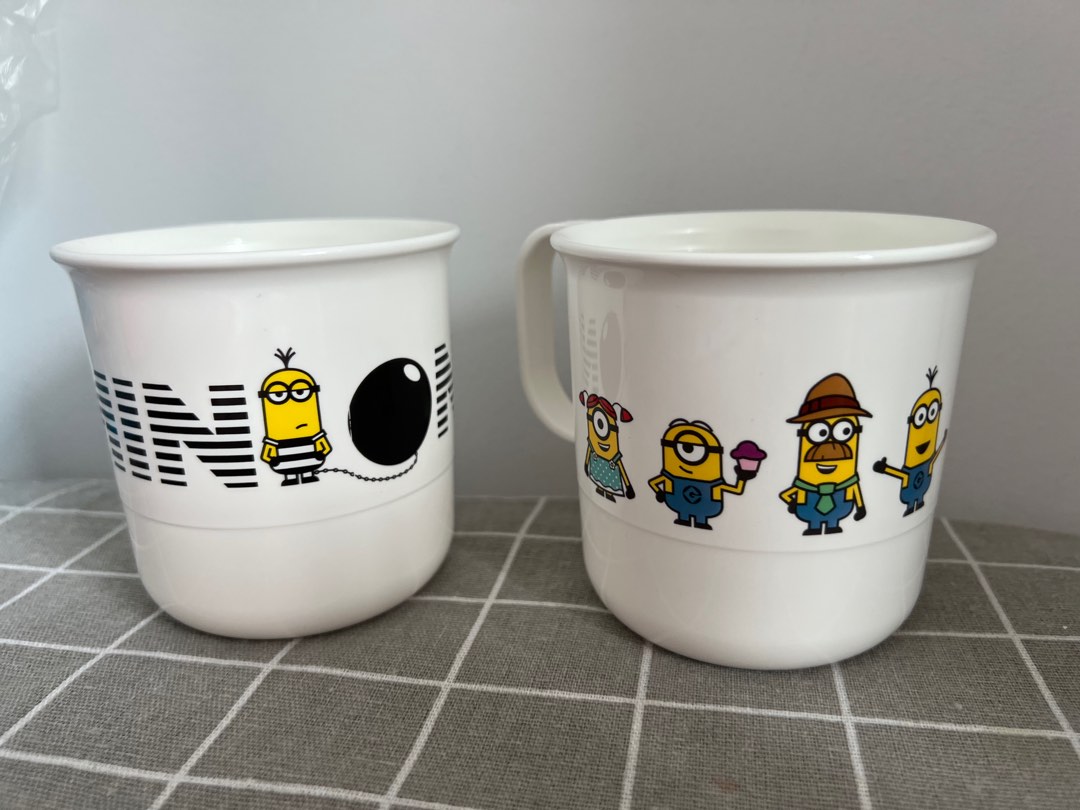 Tupperware minion mug, Furniture & Home Living, Kitchenware & Tableware ...