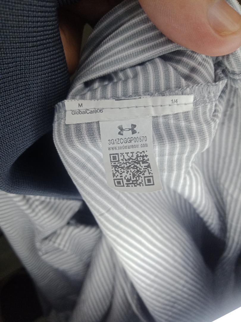 Under Armour Polo Shirt legit with QR code, Men's Fashion, Tops & Sets ...