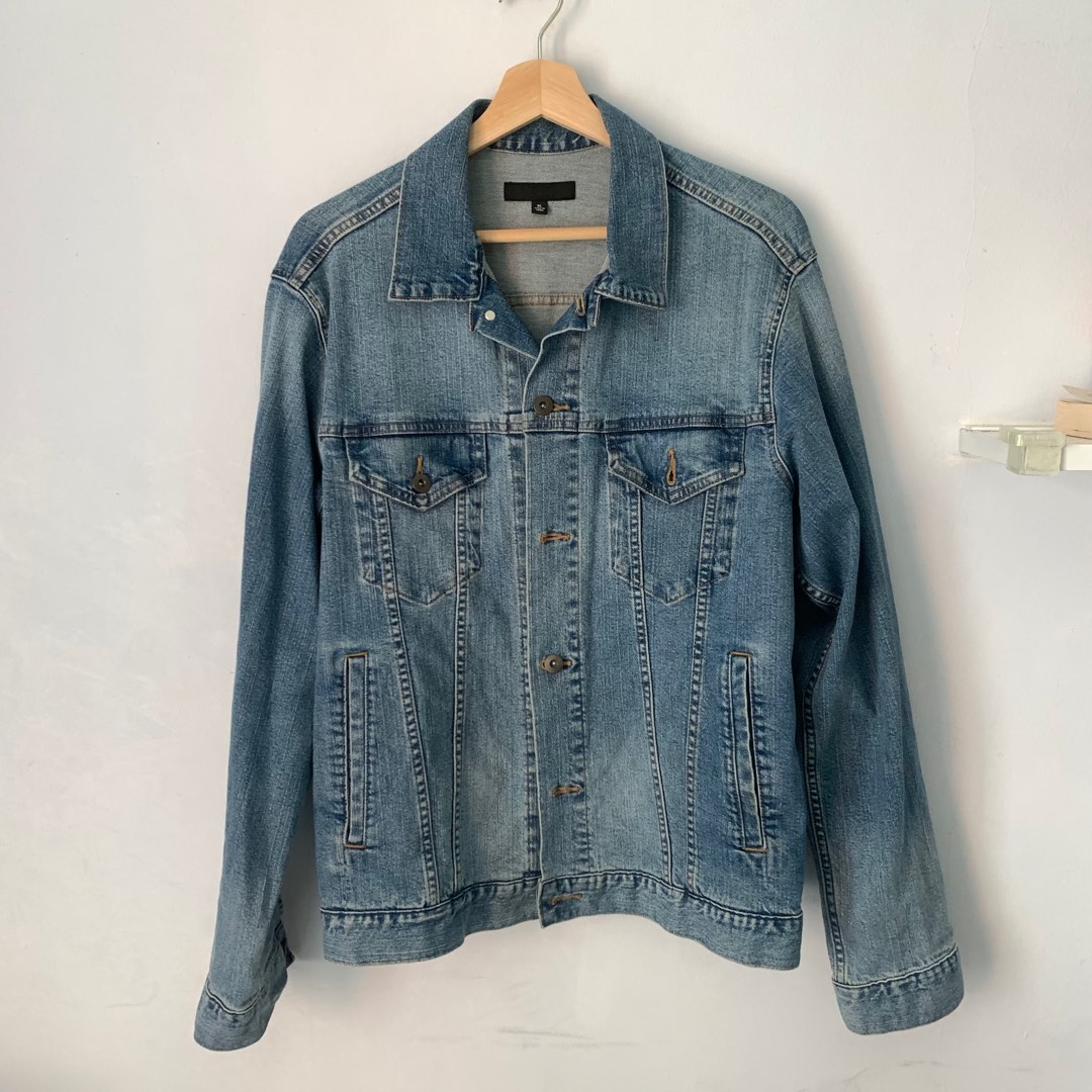 UNIQLO DENIM JACKET, Men's Fashion, Coats, Jackets and Outerwear on ...