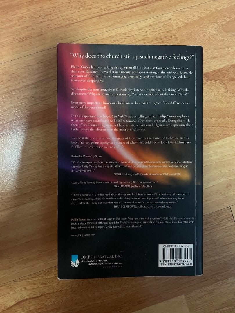 Vanishing Grace by Philip Yancey, Hobbies & Toys, Books & Magazines, Religion Books on Carousell