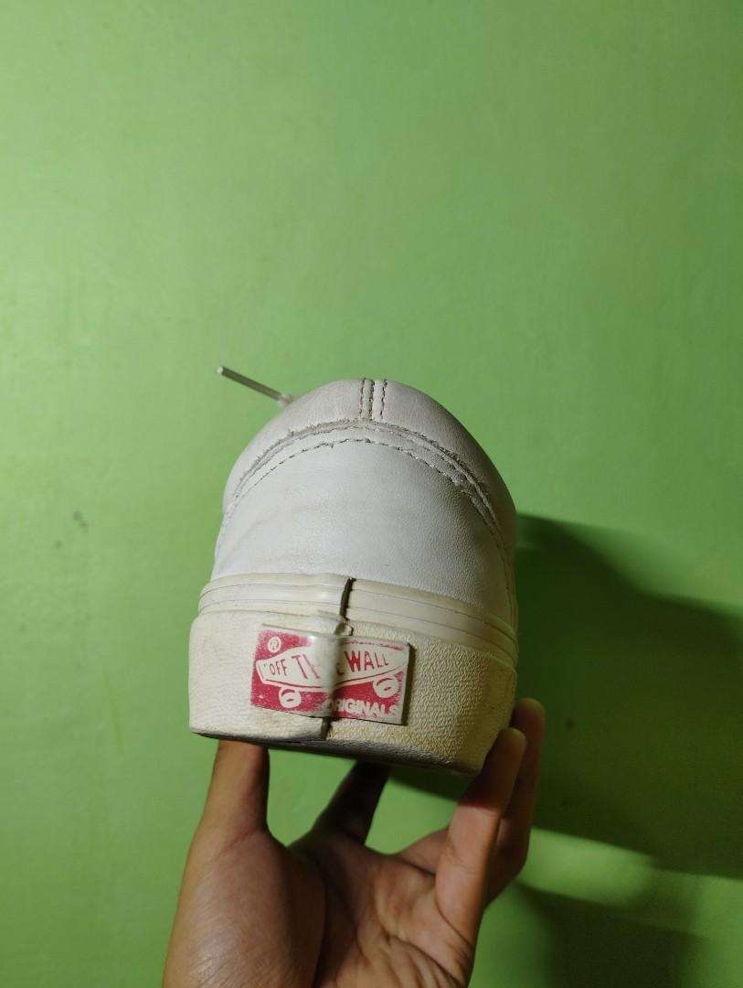 Vans White Old School Mens Fashion Footwear Sneakers On Carousell