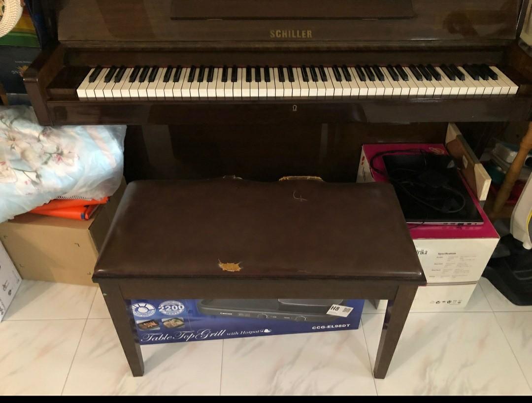 Vintage Alex Steinbach Piano, Model: Schiller, Hobbies & Toys, Music ...
