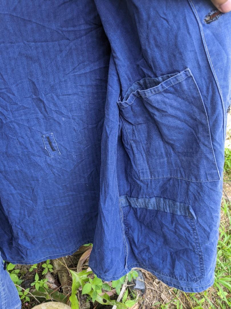Vintage French Workwear HBT Jacket, Men's Fashion, Coats, Jackets and Outerwear on Carousell
