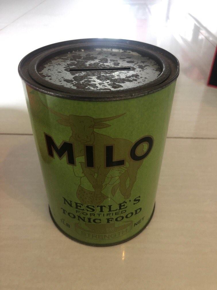 Vintage Milo Tin (Coin Bank), Hobbies & Toys, Memorabilia ...