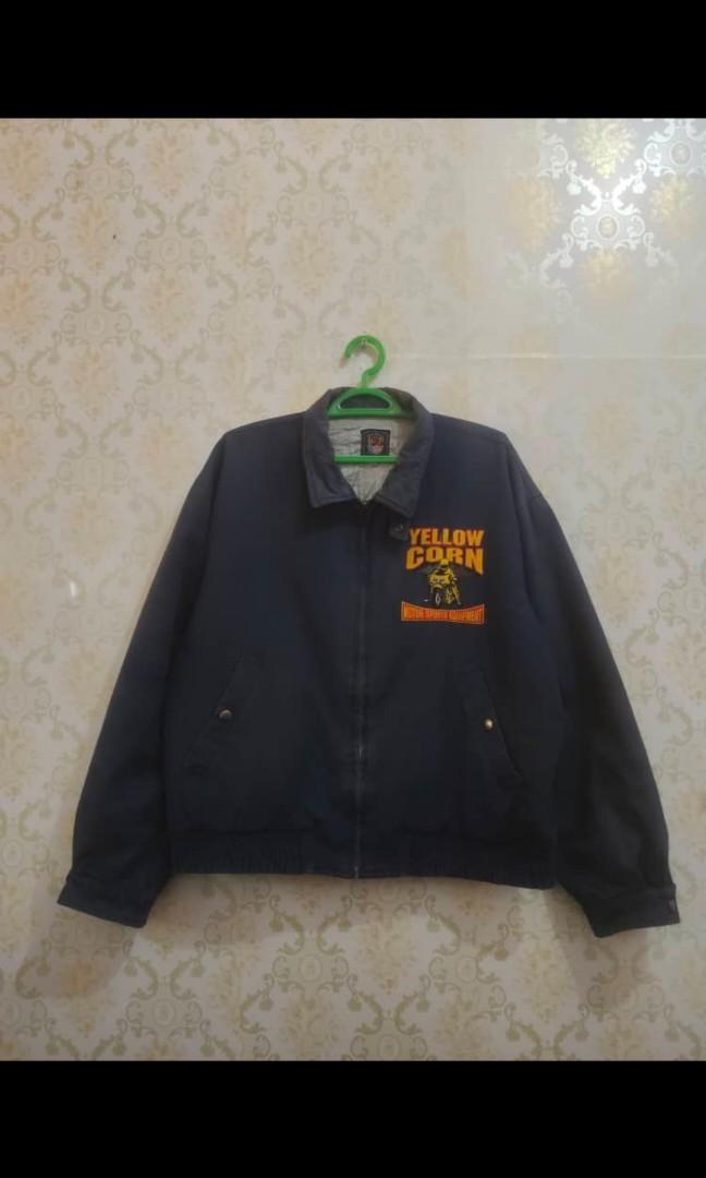 Vintage Yellow Corn Jacket, Men's Fashion, Coats, Jackets and Outerwear ...