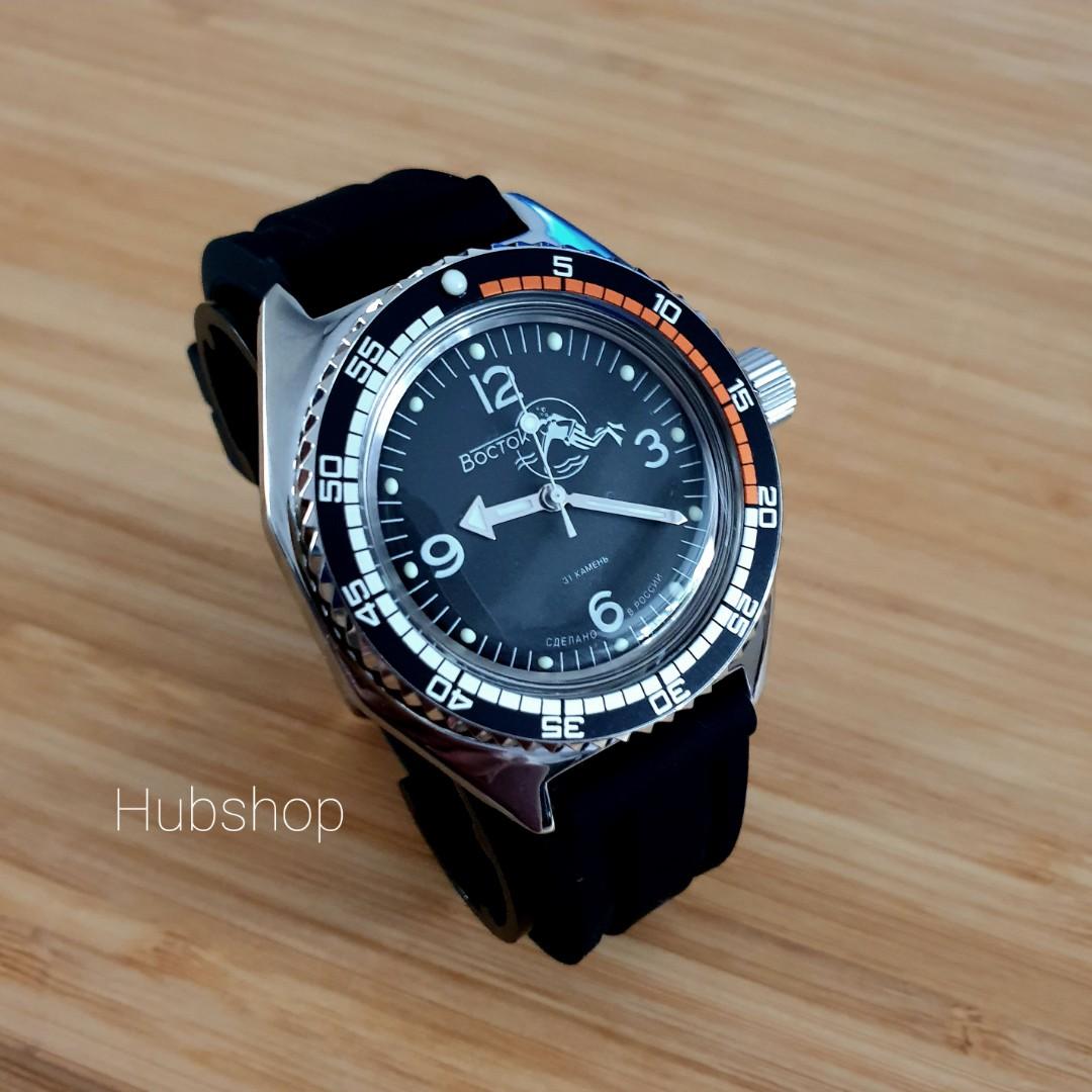 Vostok Amphibia Automatic Mod Scuba Dude. 200 M water resistance ...