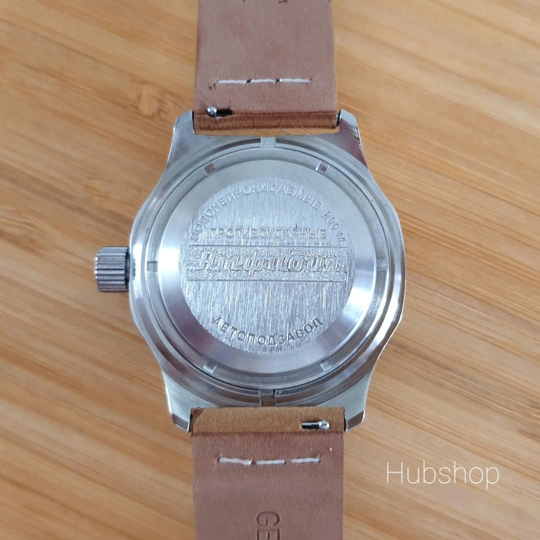 Vostok Amphibia Mod. Automatic Dive watch with white dial. 200 M water ...