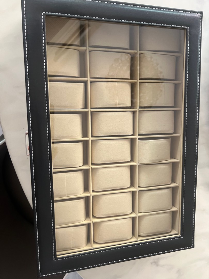 Watch Box for 24 watches, Men's Fashion, Watches & Accessories ...