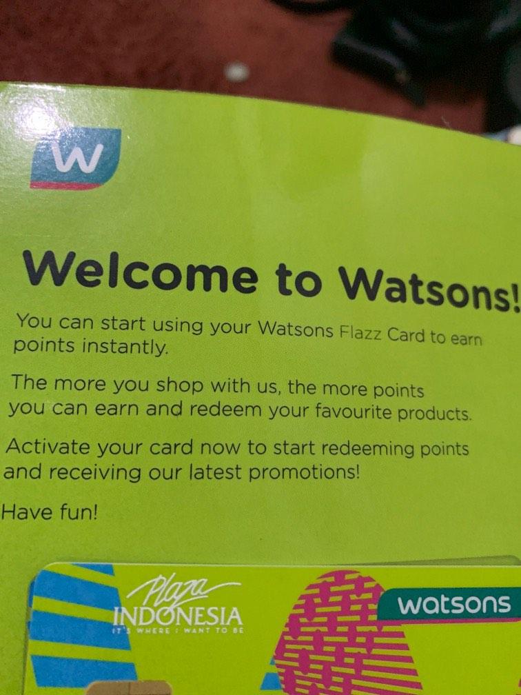 Watsons card member, Tickets & Vouchers, Gift Cards & Vouchers on Carousell
