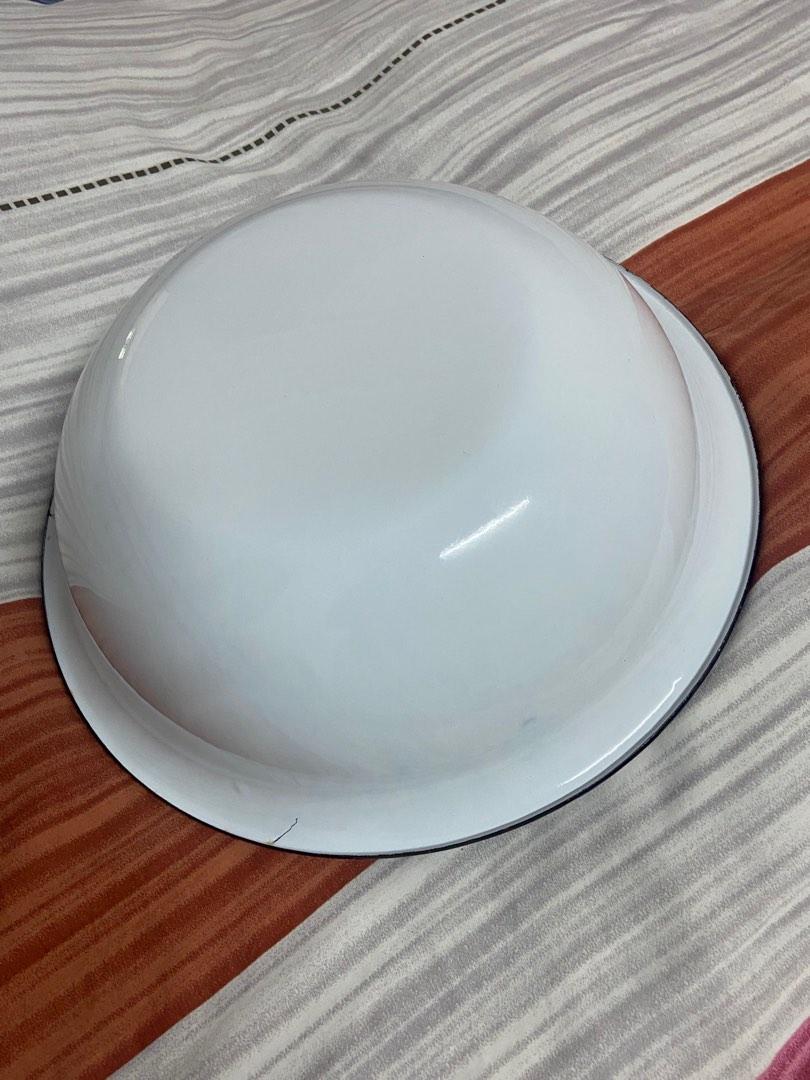White Enamel Basin for Goldfish Ranchu, Pet Supplies, Homes & Other Pet ...