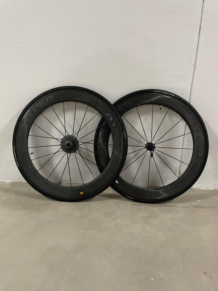 Winspace Hyper 60mm Rim Brake Wheelset, Sports Equipment, Bicycles ...