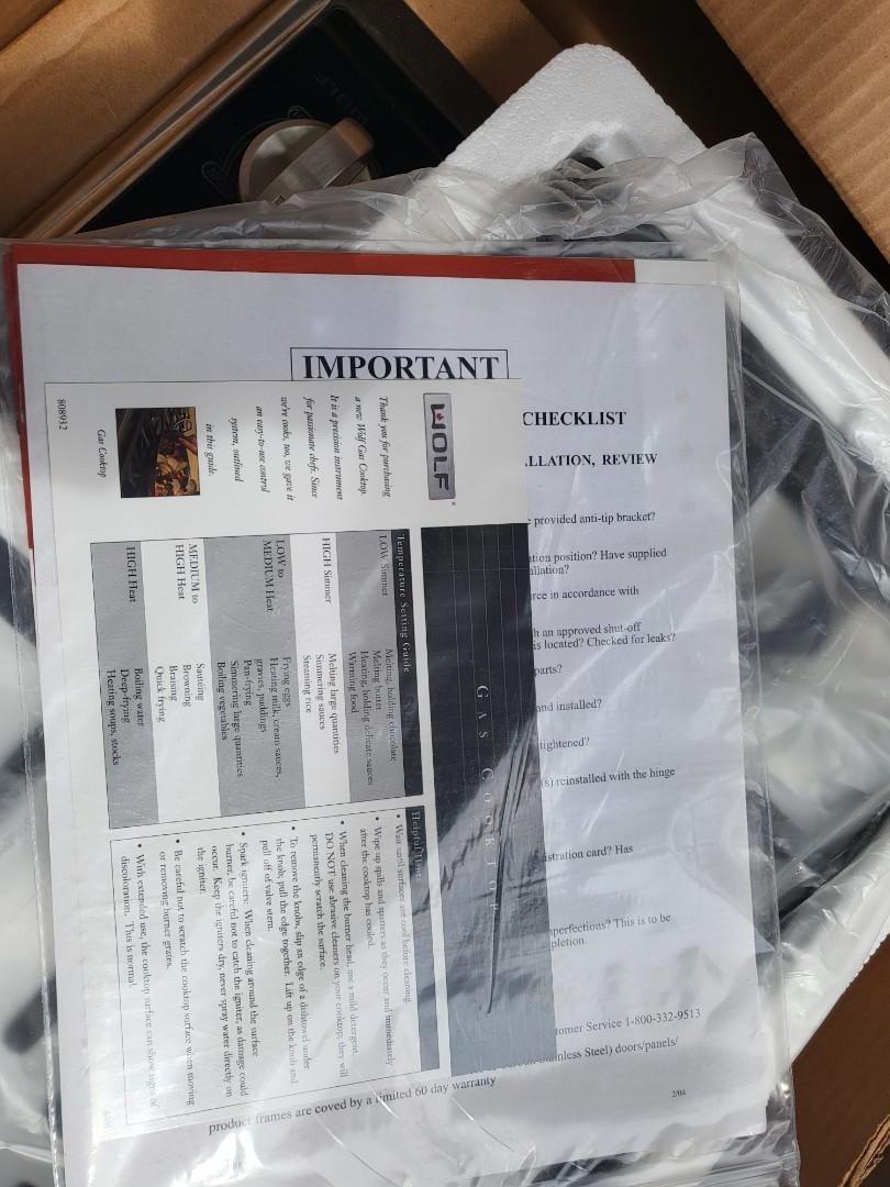 Wolf Hob, TV & Home Appliances, Kitchen Appliances, Hobs & Hoods on ...