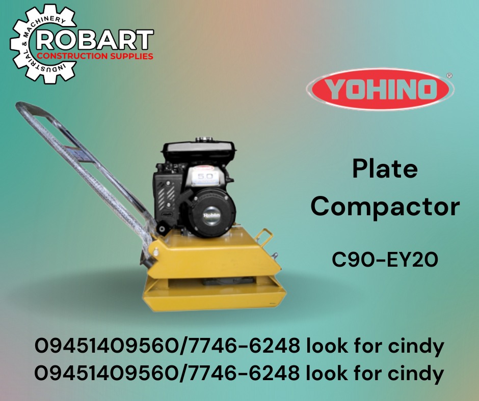 "Yohino" Plate Compactor C90-EY20, Commercial & Industrial ...