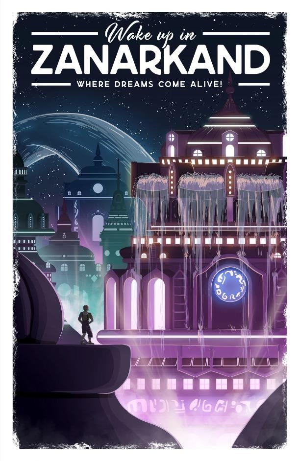 Zanarkand (Final Fantasy X) Travel Poster - Physical, Hobbies & Toys ...