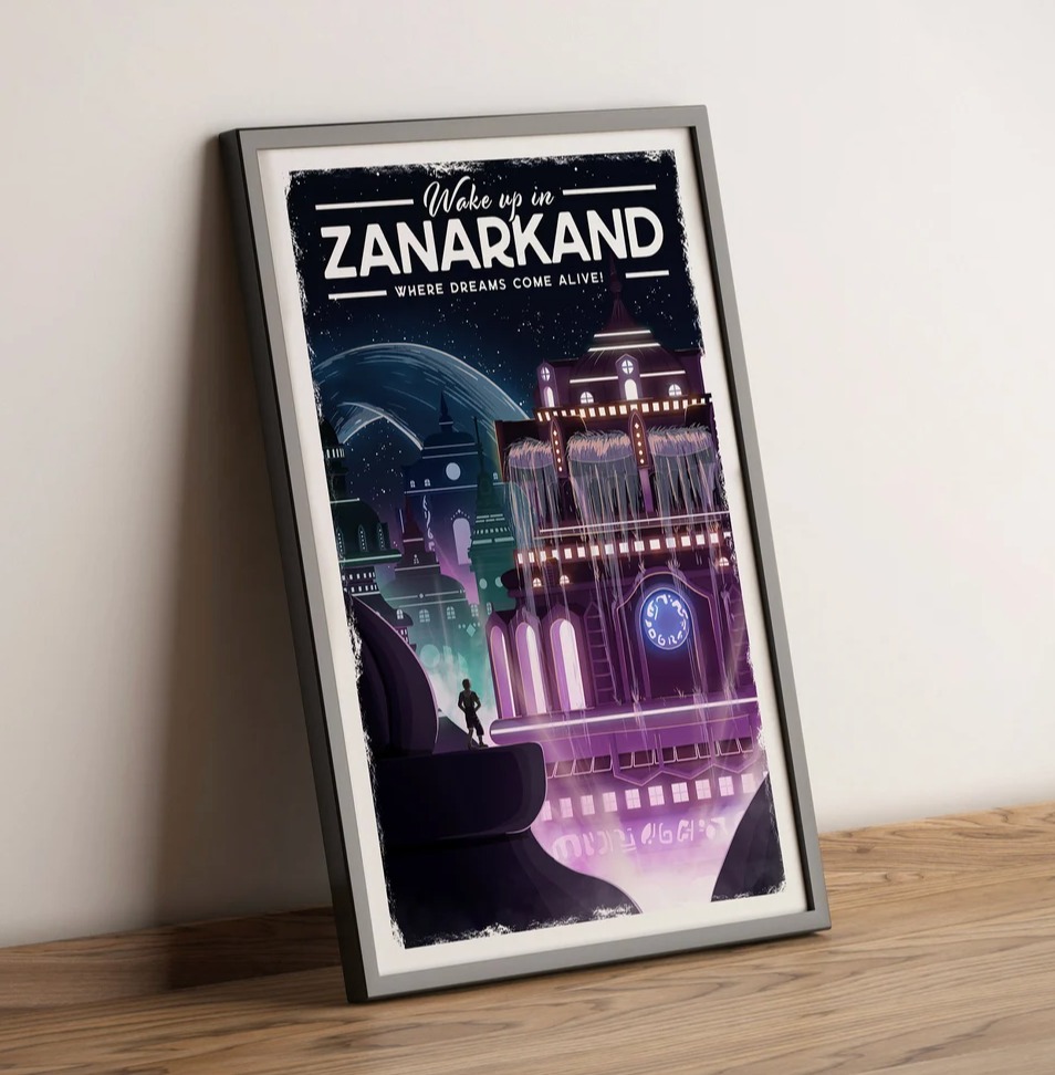 Zanarkand (Final Fantasy X) Travel Poster - Physical, Hobbies & Toys ...