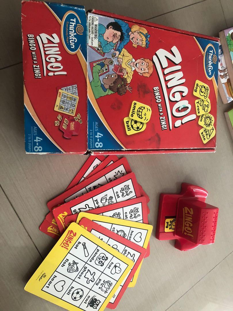 Zingo bingo with zing, Hobbies & Toys, Toys & Games on Carousell