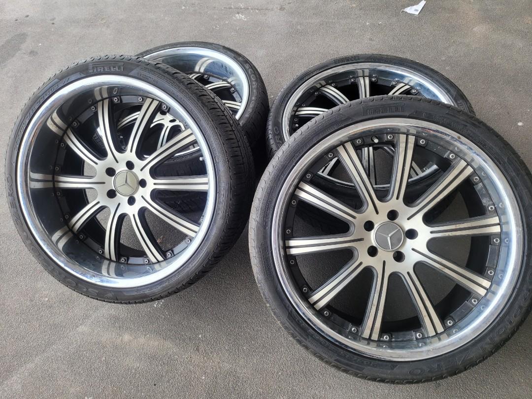 22" staggered sport rim (mercedes benz ML350), Car Accessories, Tyres ...
