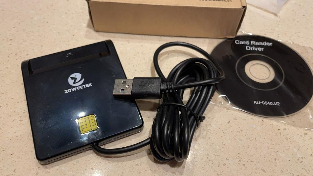 3250) ZOWEETEK CAC Reader Military, CAC Card Reader Military, Smart ...