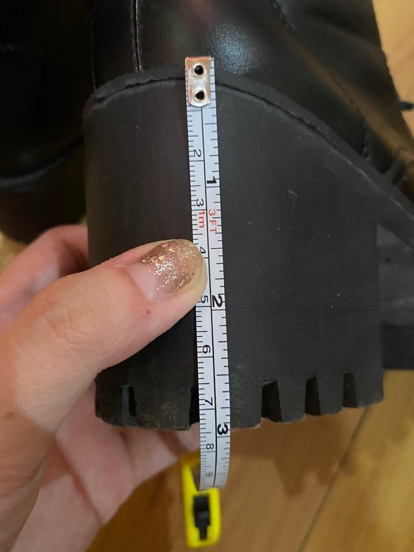 3 Inches Platform Boots Black (Blackpink Costume), Women's Fashion ...