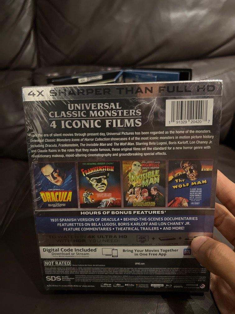 (8discs)(4K) Universal Classic Monsters : Icons of Horror Collection 4 ...