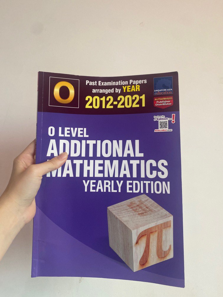 ( amath ) O Level Additional Mathematics TYS, Hobbies & Toys, Books ...