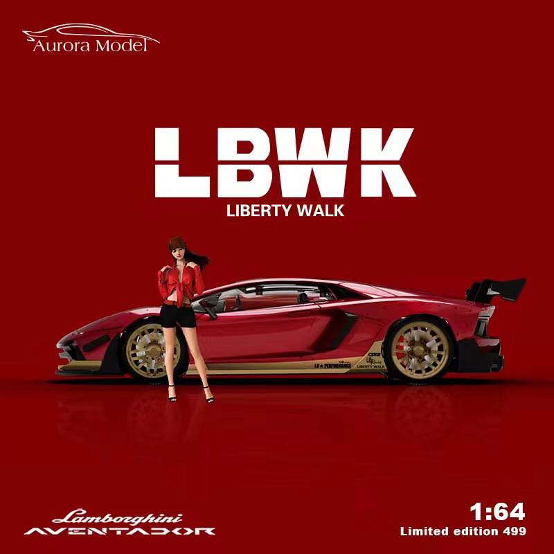 預訂 pre-order**** Time Micro TM 1:64合金模型！Aventador埃文塔多(大牛) LP700-4 ，LB2.0寬體改裝版。Aurora定製版, 預購 ...