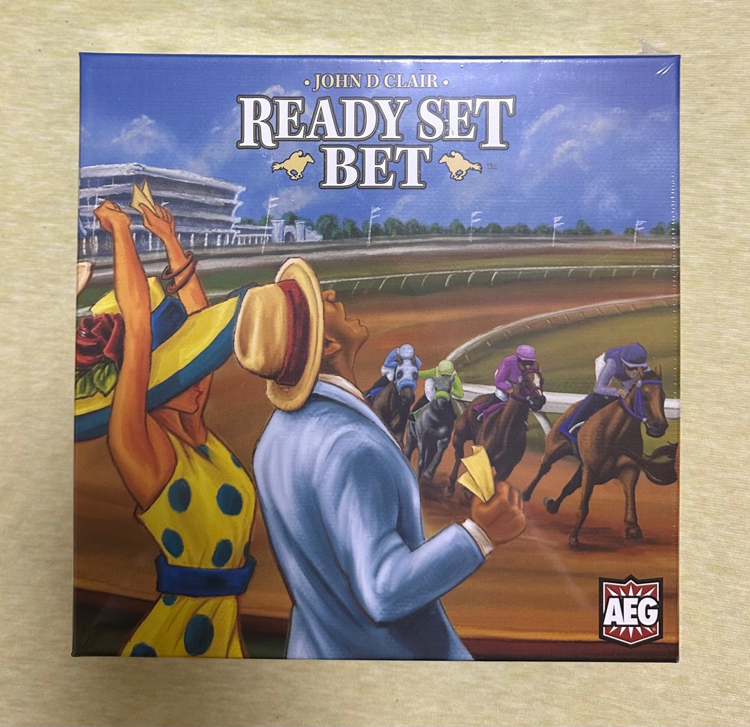 桌遊 Ready Set Bet - Board game # Boardgame # 跑馬, 興趣及遊戲, 玩具 & 遊戲類 - Carousell