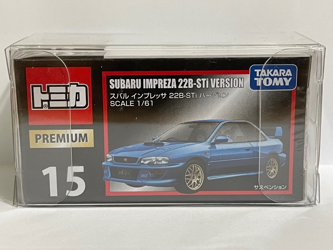 絕版 Takara Tomy Tomica Premium 15 Subaru Impreza 22B-STi Version 車仔 (日版, 未開封), 興趣及遊戲, 玩具 & 遊戲類 ...