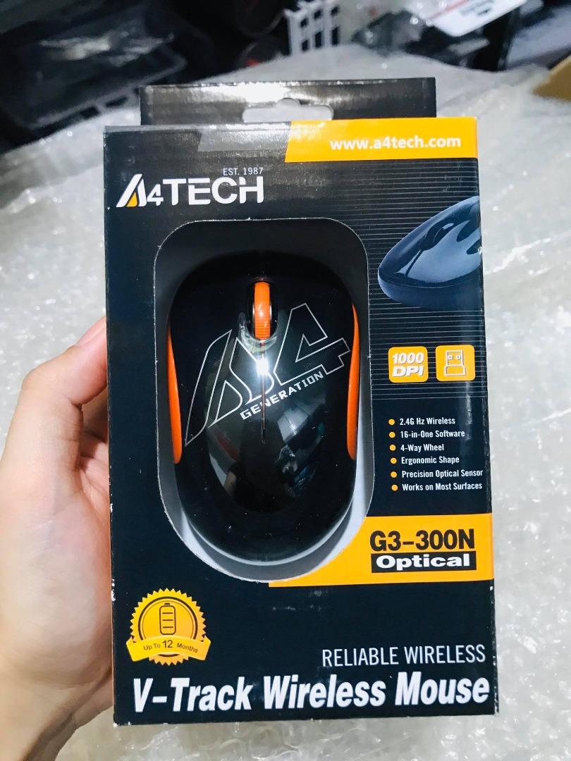 A4Tech G3-300N V-Track Padless Wireless Mouse, Computers & Tech, Parts & Accessories, Mouse ...