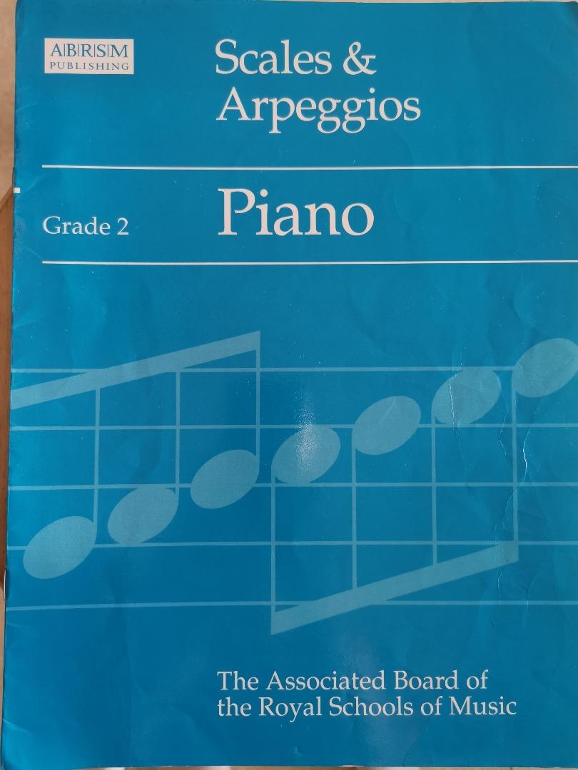 ABRSM Grade 2 piano scales & arpeggios, 興趣及遊戲, 音樂、樂器 & 配件, 音樂與媒體 - 樂譜 ...