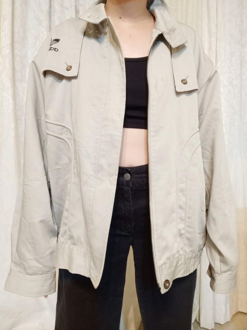 ADIDAS OVERSIZED MINT GREEN JACKET, Women's Fashion, Coats, Jackets and ...