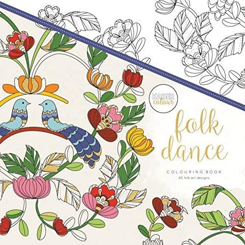 Adult Colouring Book Kaisercraft Folk Dance, Hobbies & Toys, Stationery ...