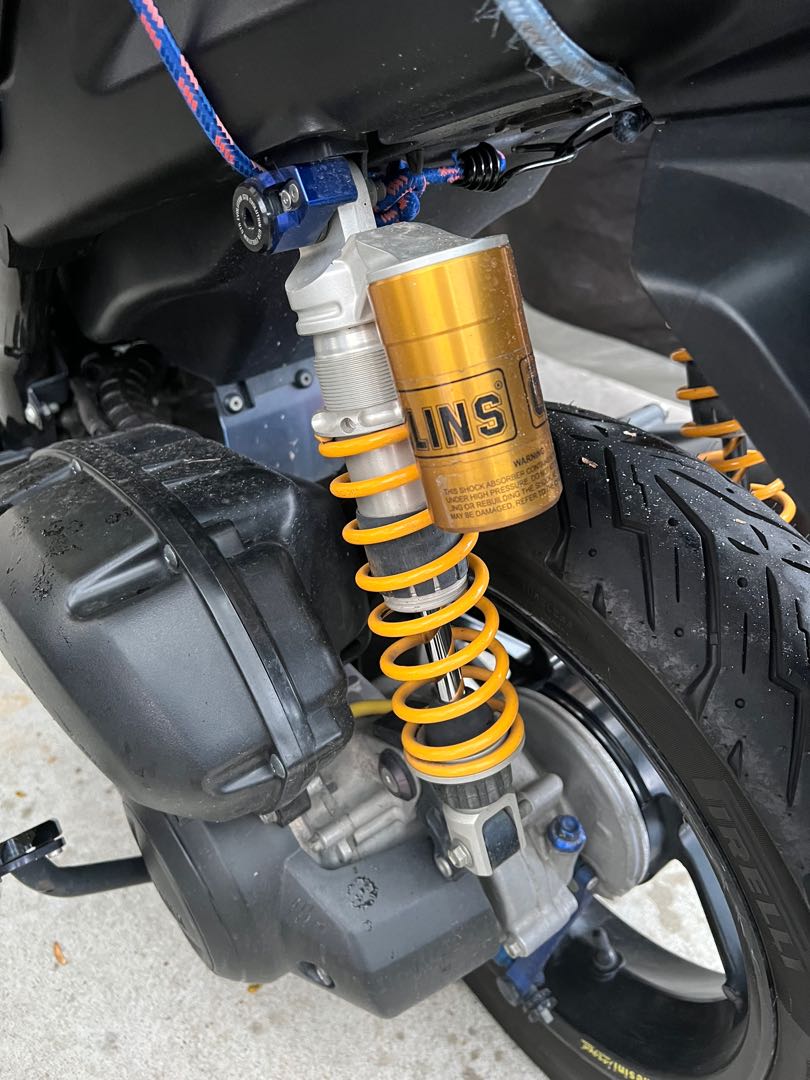 Aerox 155 Original Ohlins Suspension YA 686, Motorcycles, Motorcycle ...