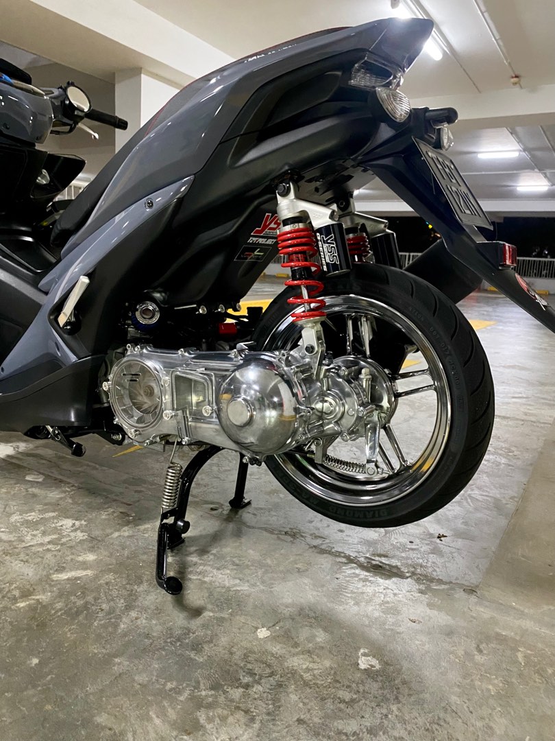 AEROX OPEN POD CVT CASING POLISH, Motorcycles, Motorcycle Accessories ...