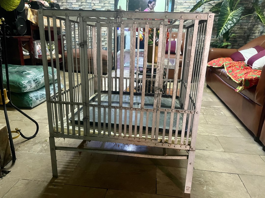 Aluminum (solid flat style) dog cage, Pet Supplies, Homes & Other Pet ...