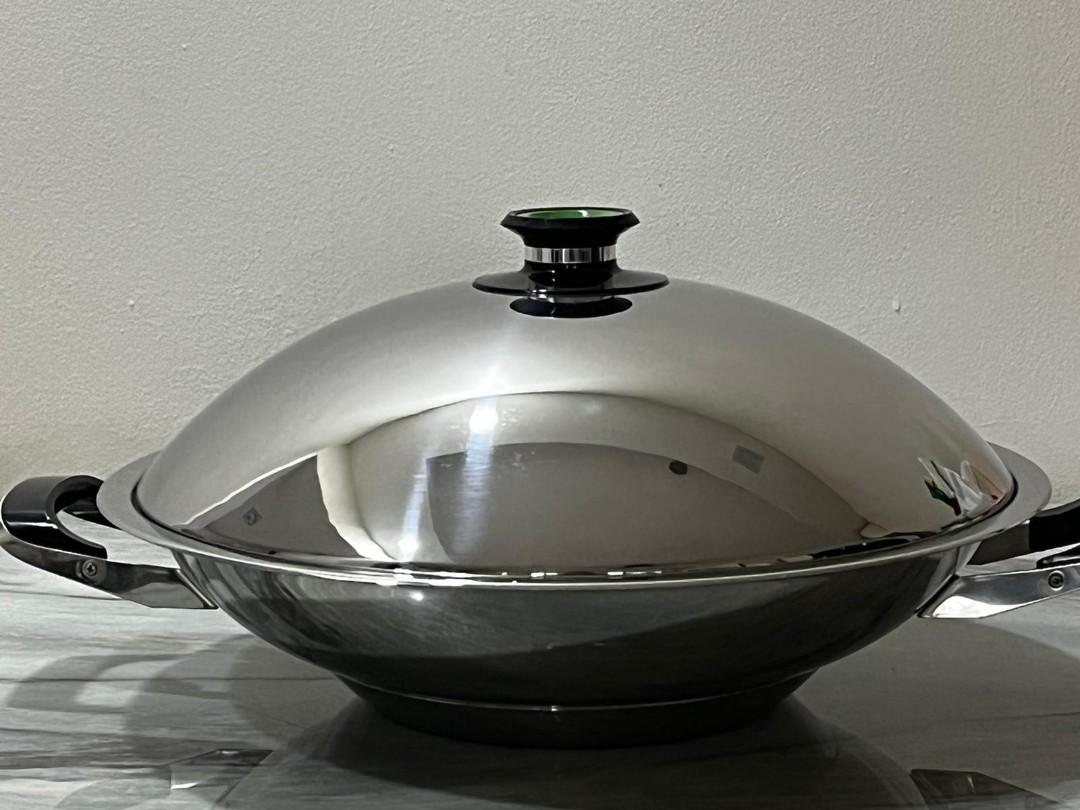 AMC Stainless Steel Wok, Furniture & Home Living, Kitchenware ...