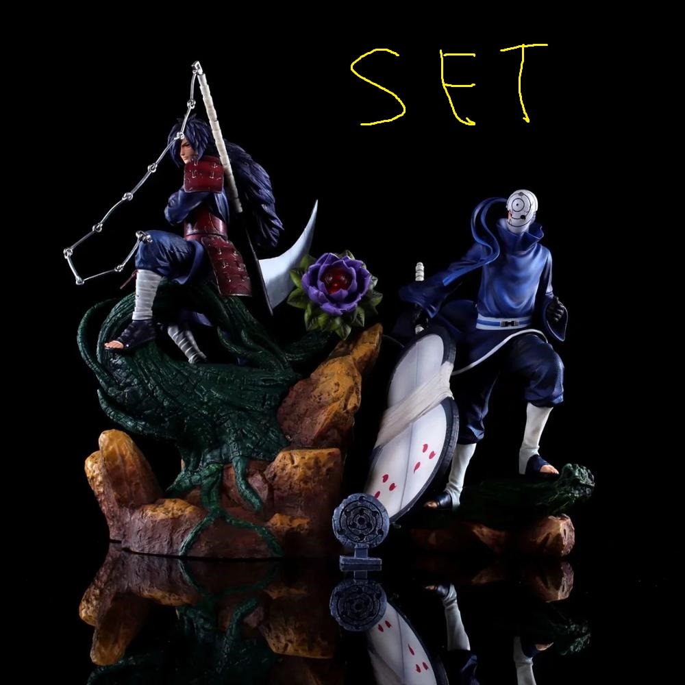 Anime Naruto Shippuden Uchiha Madara action figure Uchiha Obito PVC ...