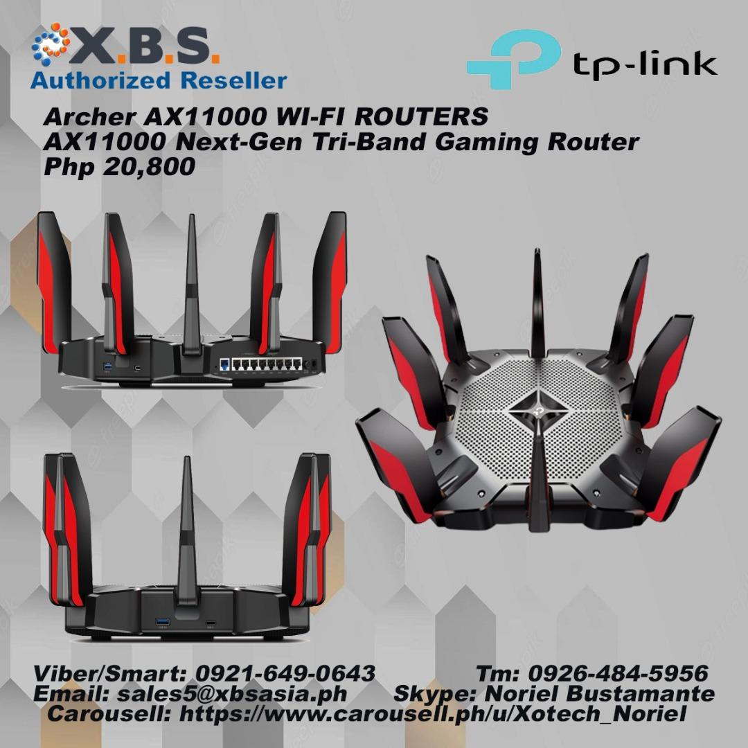 Archer AX11000 WI-FI ROUTERS AX11000 Next-Gen Tri-Band Gaming Router ...
