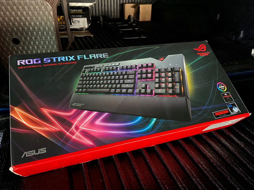 ASUS ROG STRIX FLARE MECHANICAL GAMING KEYBOARD, Computers & Tech ...