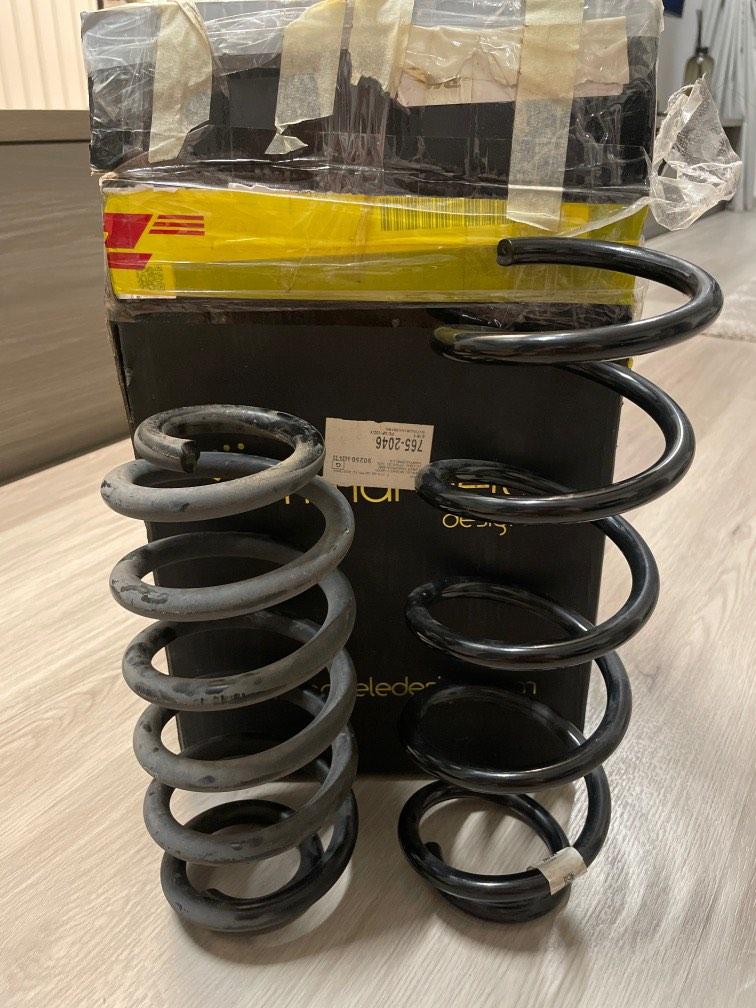 Audi A4 B9 Original Suspension with Lowering Springs, Car Accessories ...