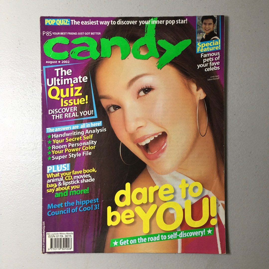 Aug 2002 Candy Magazine (Solenn Heussaff), Hobbies & Toys, Books ...