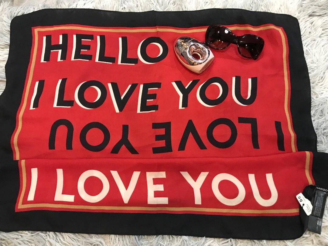 Authentic Mango Scarf, Women's Fashion, Watches & Accessories, Scarves ...