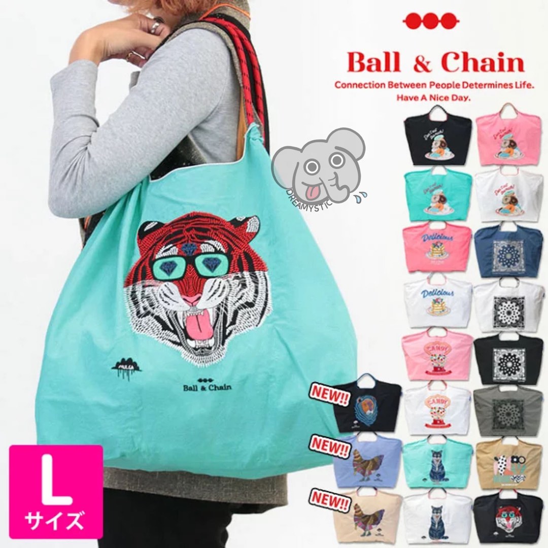 日本Ball and chain 刺繡袋 ball&chain, 女裝, 手袋及銀包, Tote Bags - Carousell
