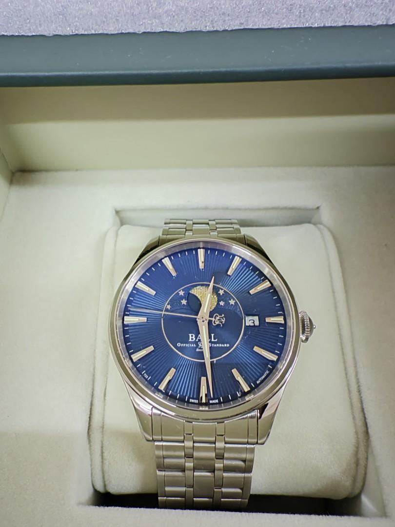 Ball Trainmaster Moon Phase, Luxury, Watches on Carousell