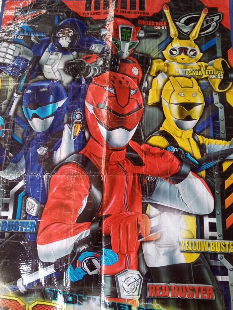 Bandai Tokumei Sentai Go-Busters Mat. Power Rangers, Super Sentai ...