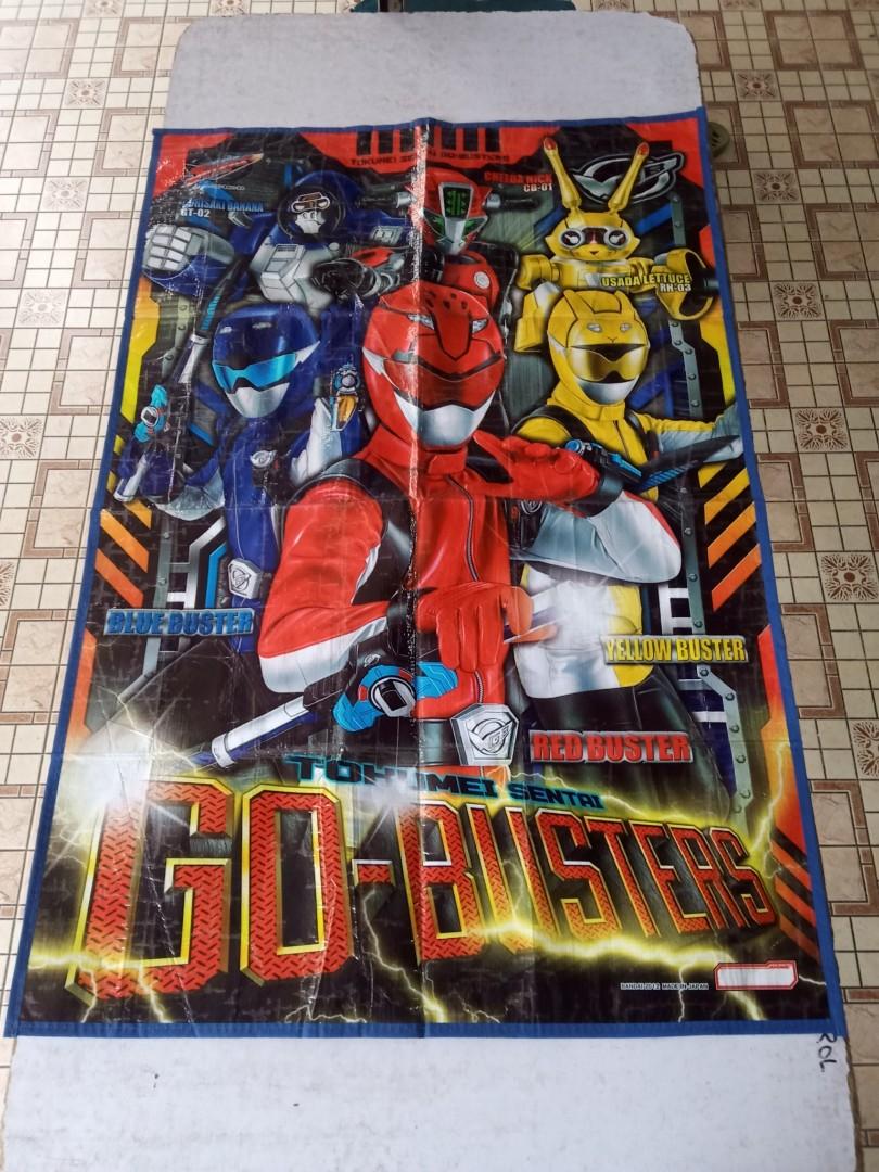 Bandai Tokumei Sentai Go-Busters Mat. Power Rangers, Super Sentai ...