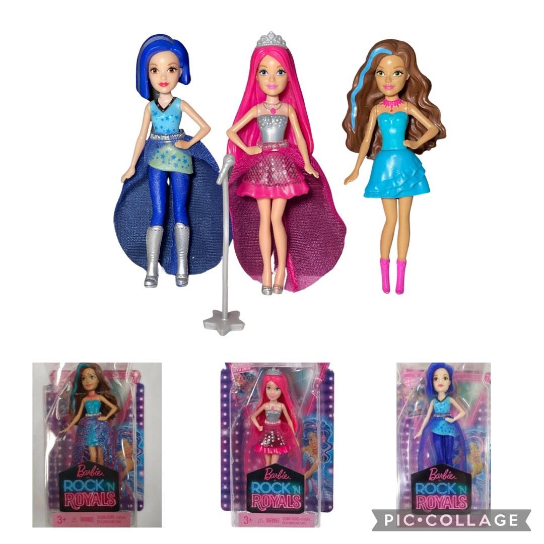 BARBIE ROCK 'N ROYALS MINI DOLLS, Hobbies & Toys, Toys & Games on Carousell