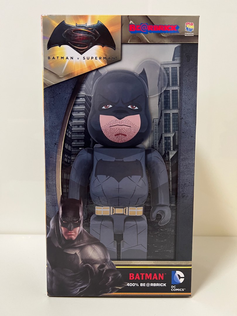 Batman 400% Bearbrick (Batman vs Superman), Hobbies & Toys, Toys ...