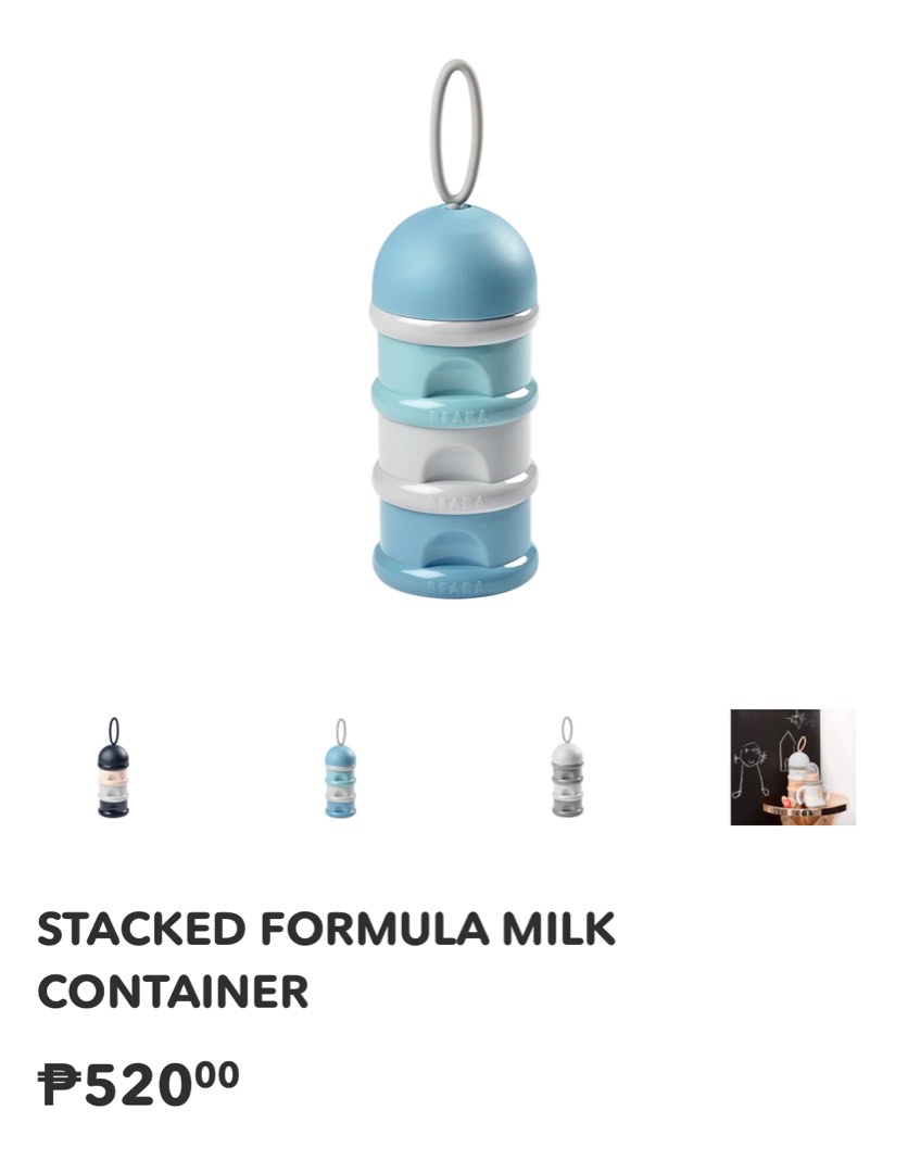 Beaba stacked formula milk container, Babies & Kids, Nursing & Feeding ...