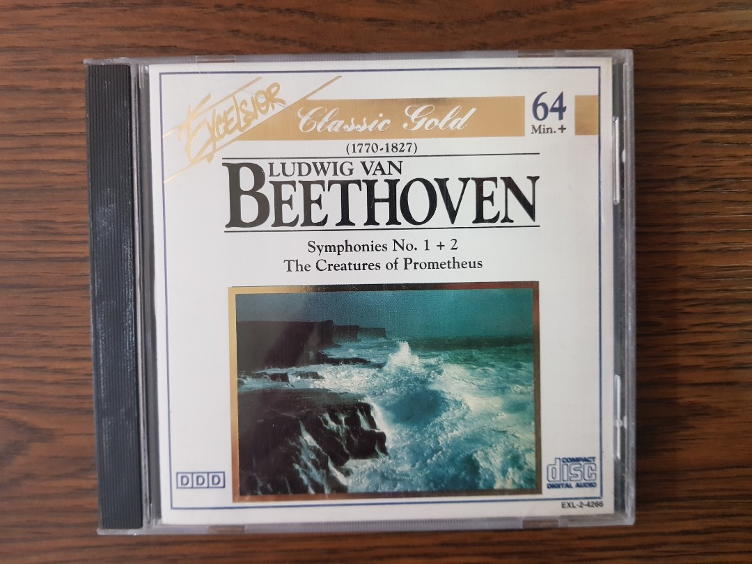 BEETHOVEN Symphony No. 1 and 2 with The Creatures of Prometheus CD, Hobbies & Toys, Music ...
